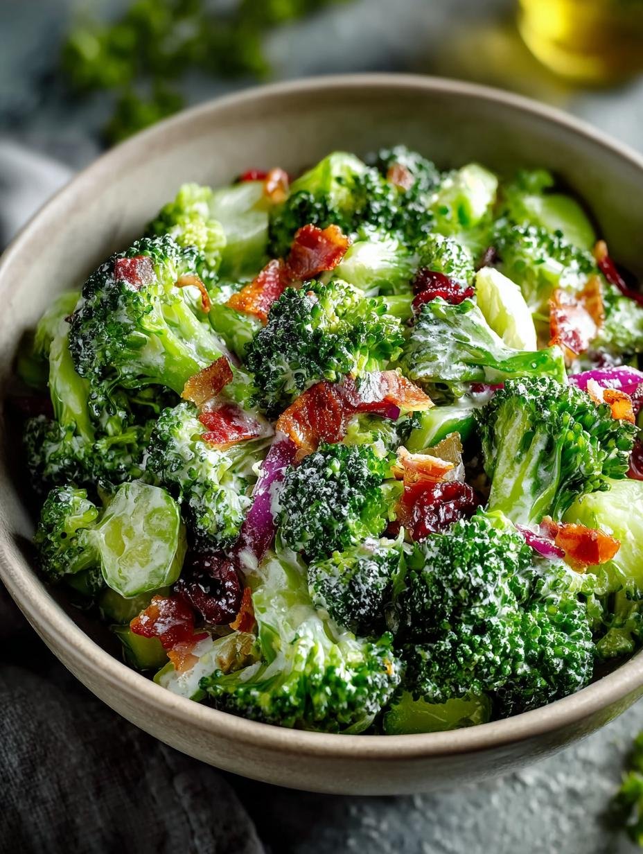Irresistible Broccoli Salad with Bacon for Gatherings - Ragutasty