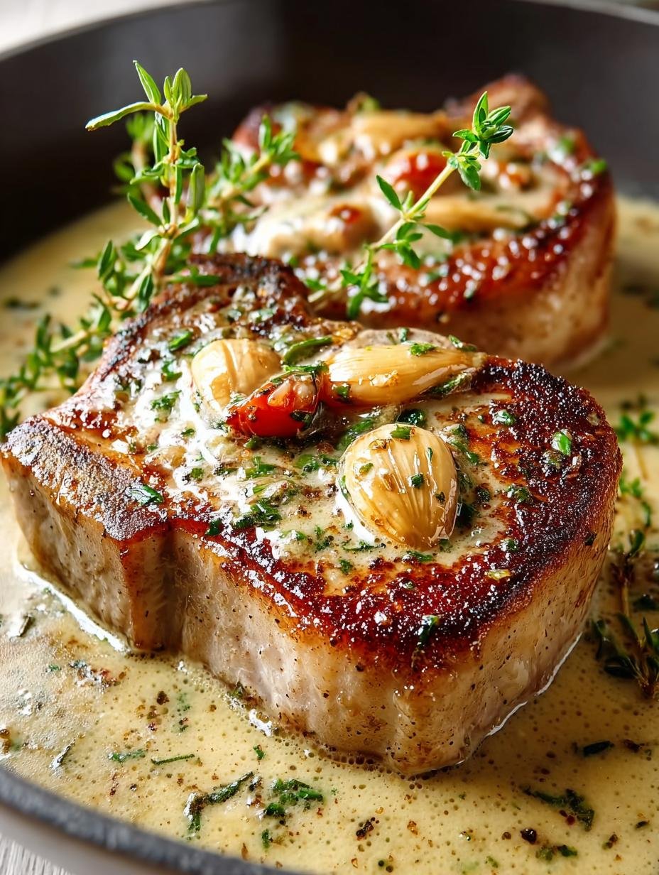 Creamy Garlic Pork Chops: 5 Simple Steps to Comfort - Ragutasty