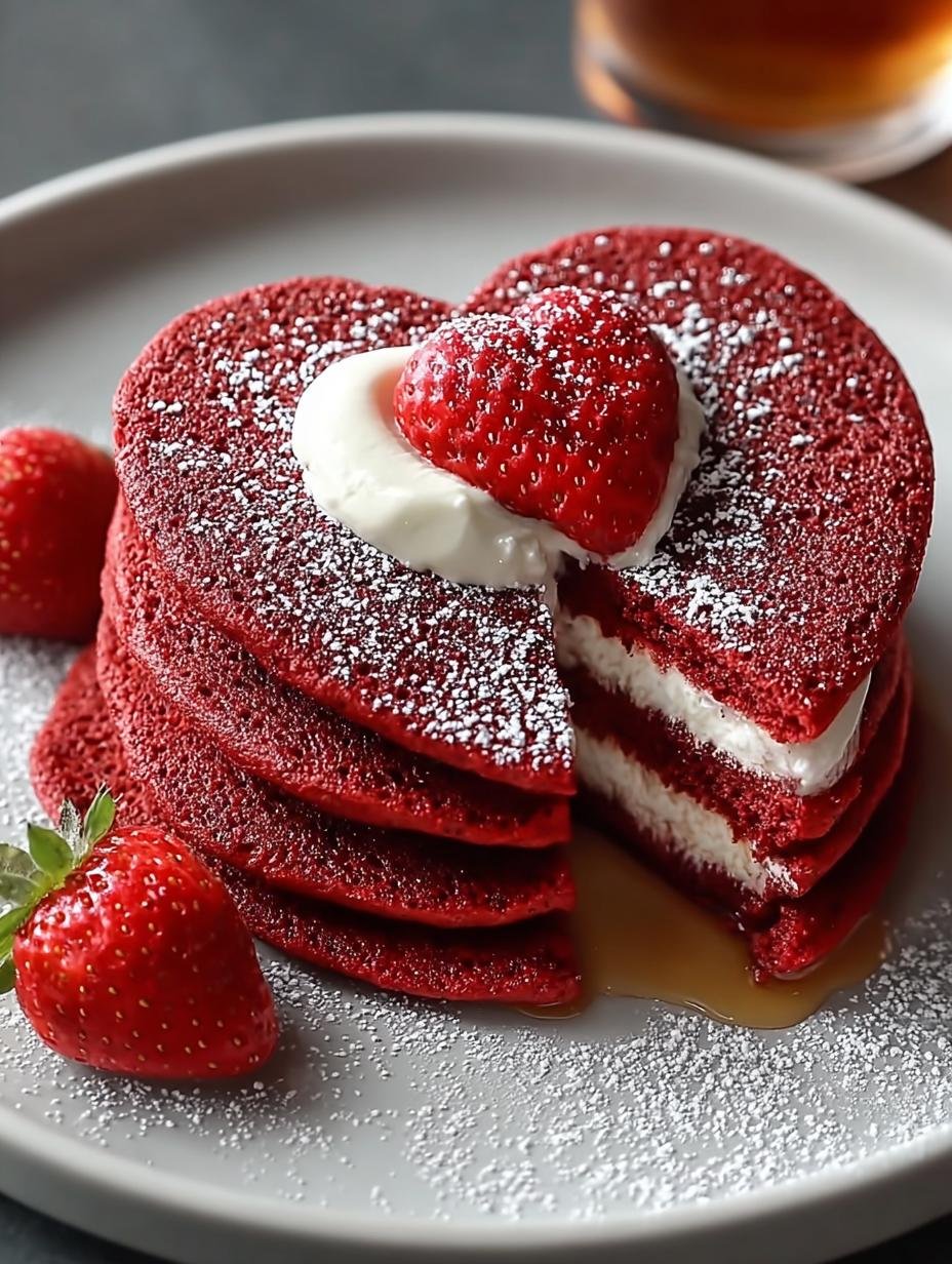 Heart Shaped Red Velvet Pancakes: 5 Irresistible Tips - Ragutasty